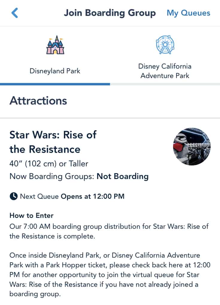 Do More with Disneyland's Virtual Queue System - The Happiest Blog on Earth