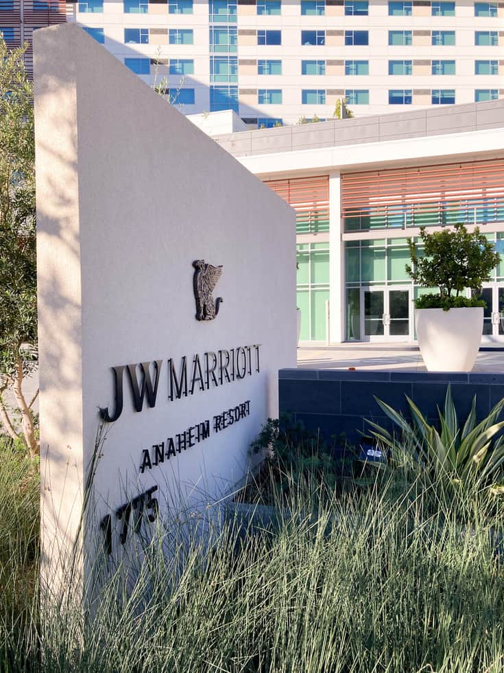 JW Marriott Four Diamond Anaheim Hotel - The Happiest Blog on Earth