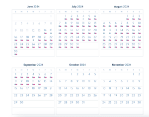 Disneyland Magic Key Calendars