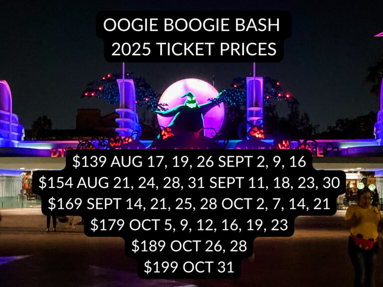 Oogie Boogie Bash 2025 Dates and Ticket Info - The Happiest Blog on Earth