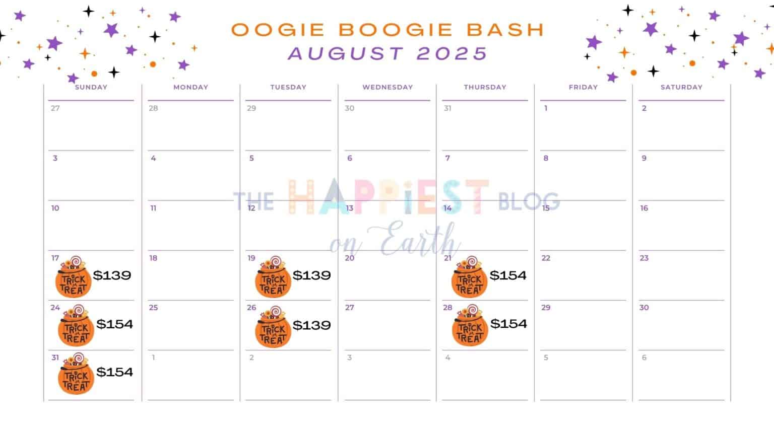 Oogie Boogie Bash 2025 Dates and Ticket Info - The Happiest Blog on Earth