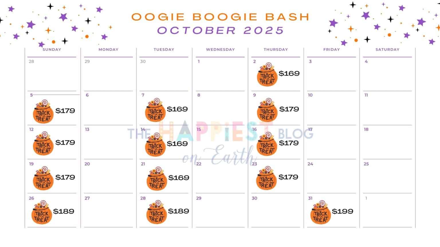 Oogie Boogie Bash 2025 Dates and Ticket Info - The Happiest Blog on Earth